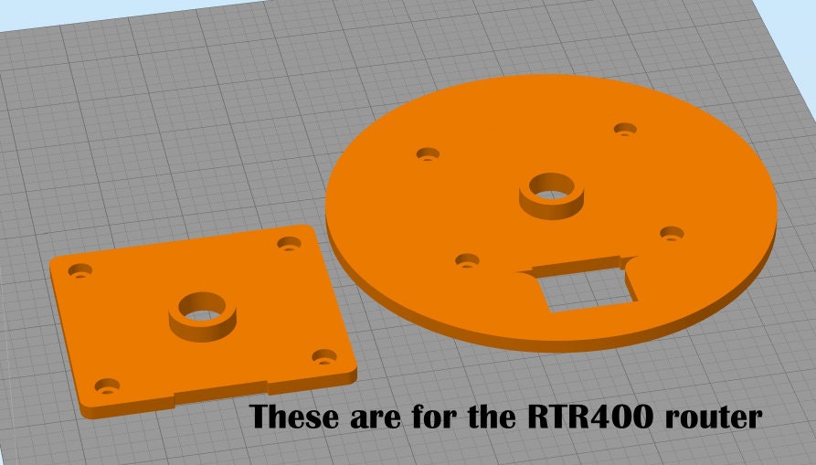 Digital File - Ryobi Cordless Router Guide Bushing Plate - 3D Print ...