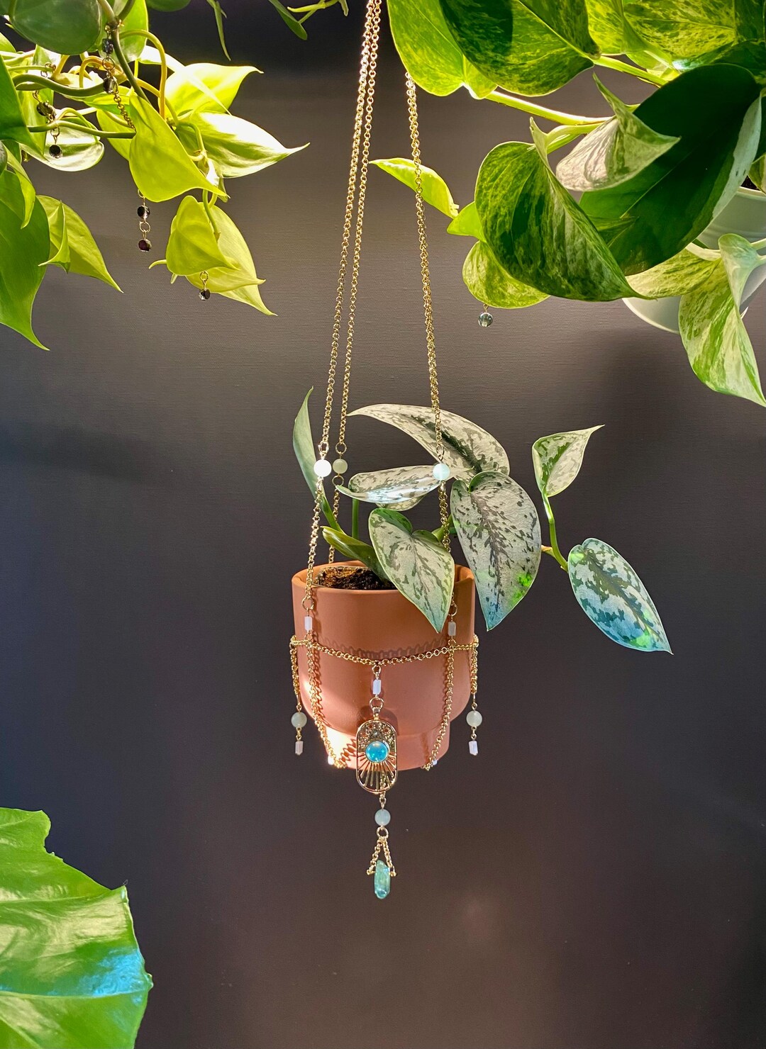 Plant Jewelry- Mythic Soul Gem Plant Hanger - Etsy