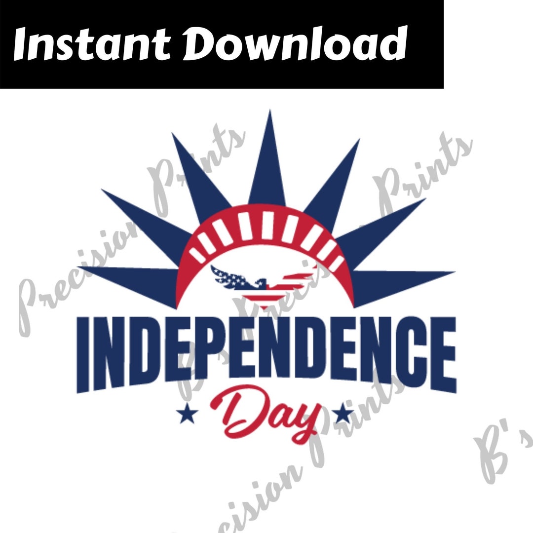 Independence Day Svg Design (instant Download) Dxf, Svg, Digital ...