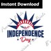 Independence Day Svg Design instant Download Dxf, Svg, Digital Download ...