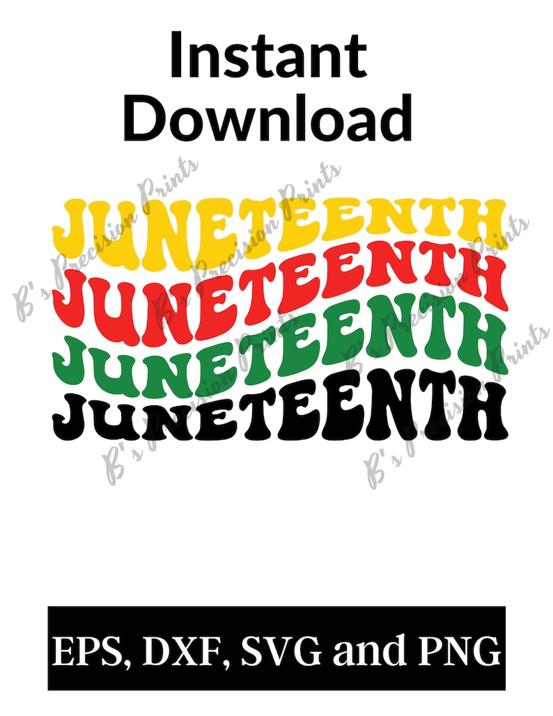 Juneteenth Design (instant Download) Includes Svg,png, Dxf, and Eps ...