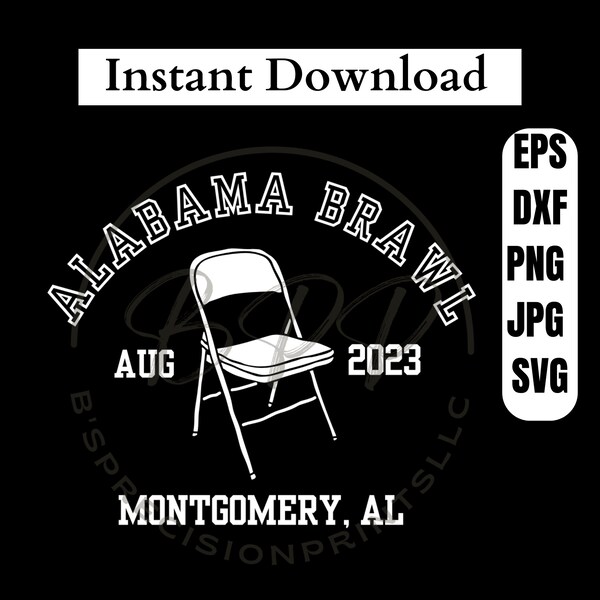 Alabama Brawl Svg - Etsy