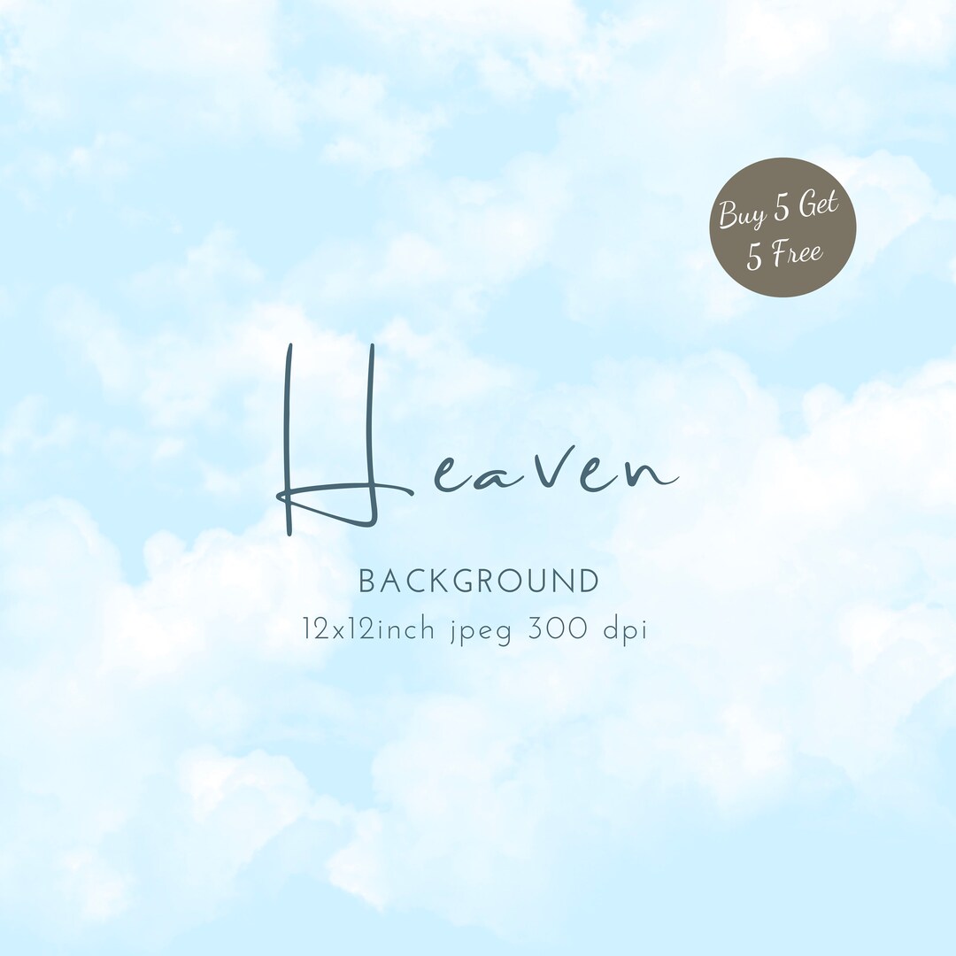 Sky Background Watercolor Digital Paper Blue Watercolor Background ...
