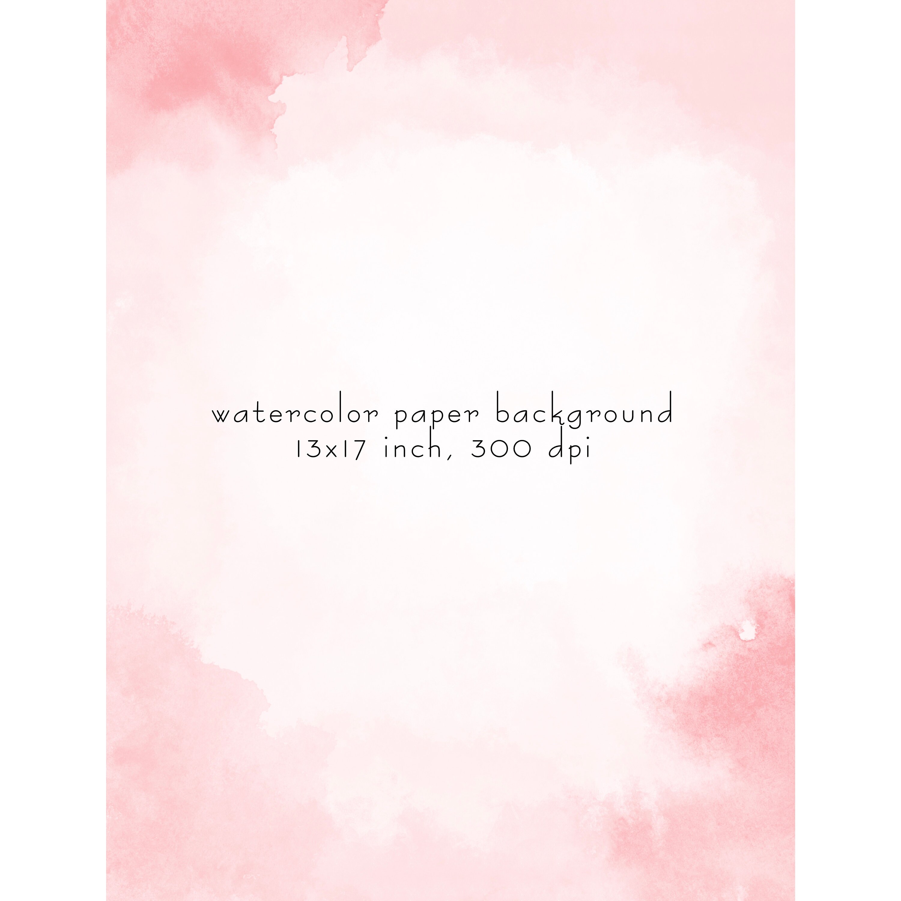 Blush Pink Watercolor Background Textures: Digital Paper Set (JPEG ...