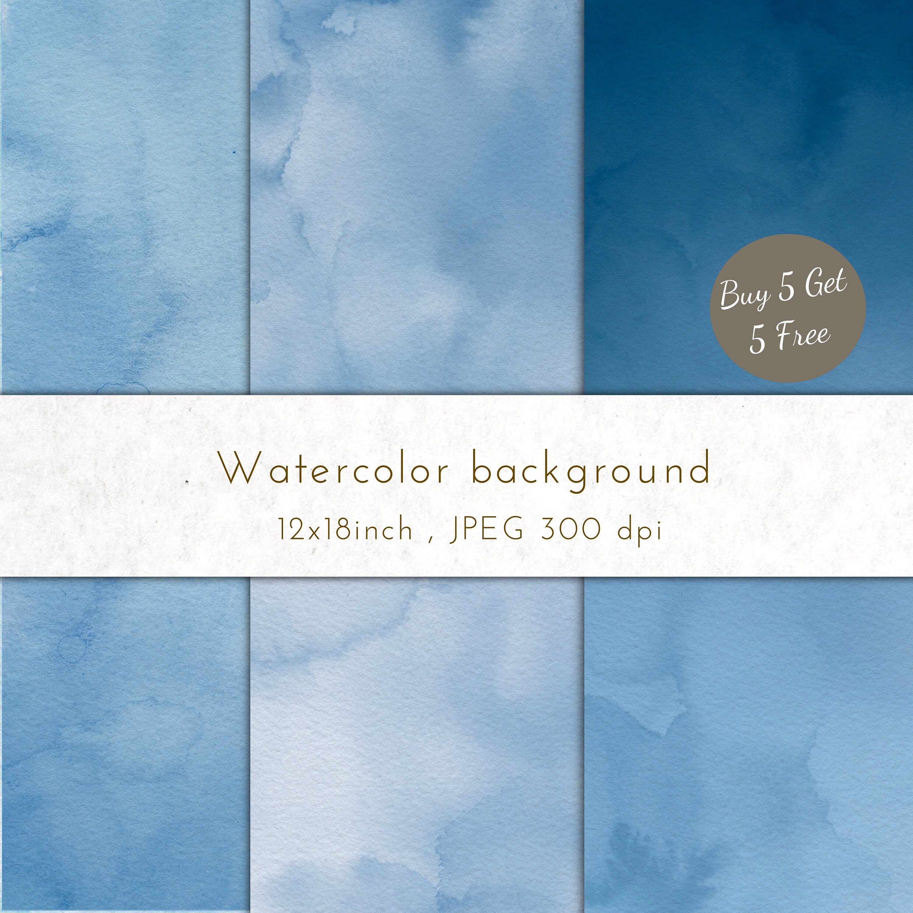Blue Watercolor Background Clipart Abstract Background Watercolor ...