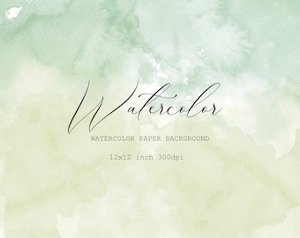 Sage Green Watercolor Background Digital Paper Abstract - Etsy