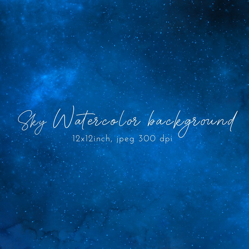 Sky Watercolor Background Clipart Abstract Background Watercolor ...