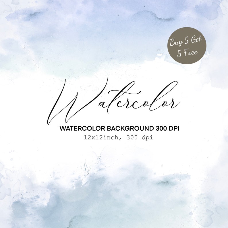 Blue Watercolor Background Clipart Abstract Background Watercolor ...