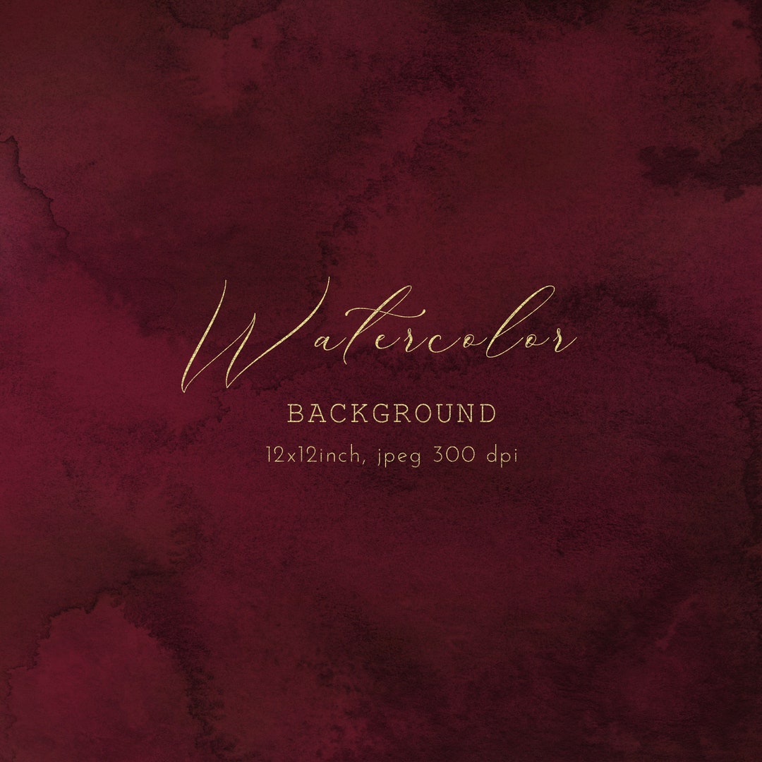Burgundy Watercolor Backgrounds, Elegant Textures Dark Red Background ...