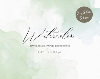 Sage Green Watercolor Background Clipart Abstract Background Watercolor ...