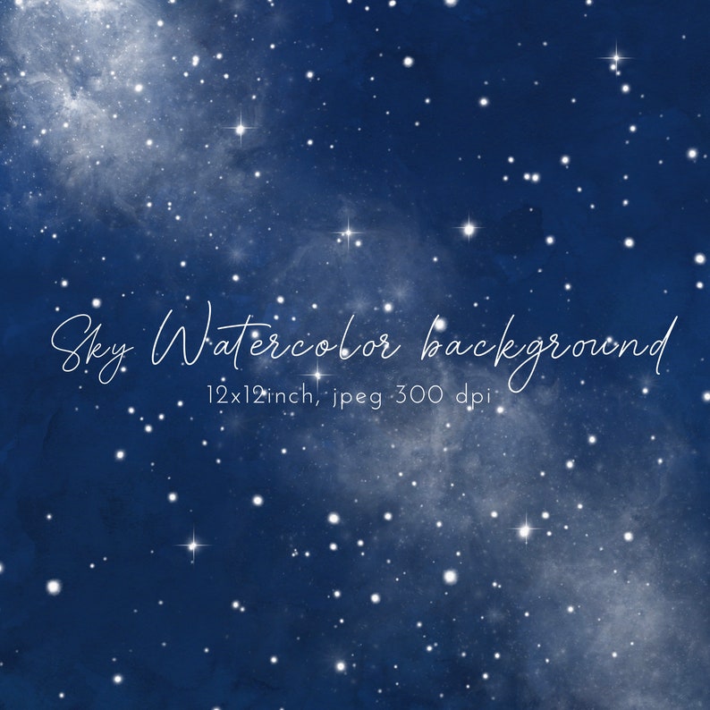 Sky Watercolor Background Clipart Abstract Background Watercolor ...