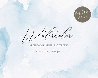 Blue Light Watercolor Background Clipart Abstract Background Watercolor ...