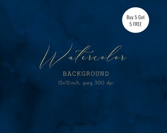 Navy Blue Watercolor Background Clipart Abstract Background Watercolor ...