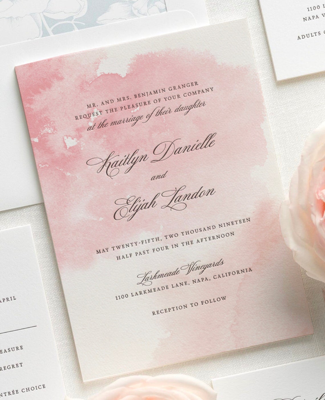 Pink Watercolor Texture Background: Blush Digital Paper (12x12 Inch ...