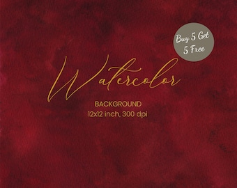 Red Watercolor Background Clipart Abstract Background Watercolor ...