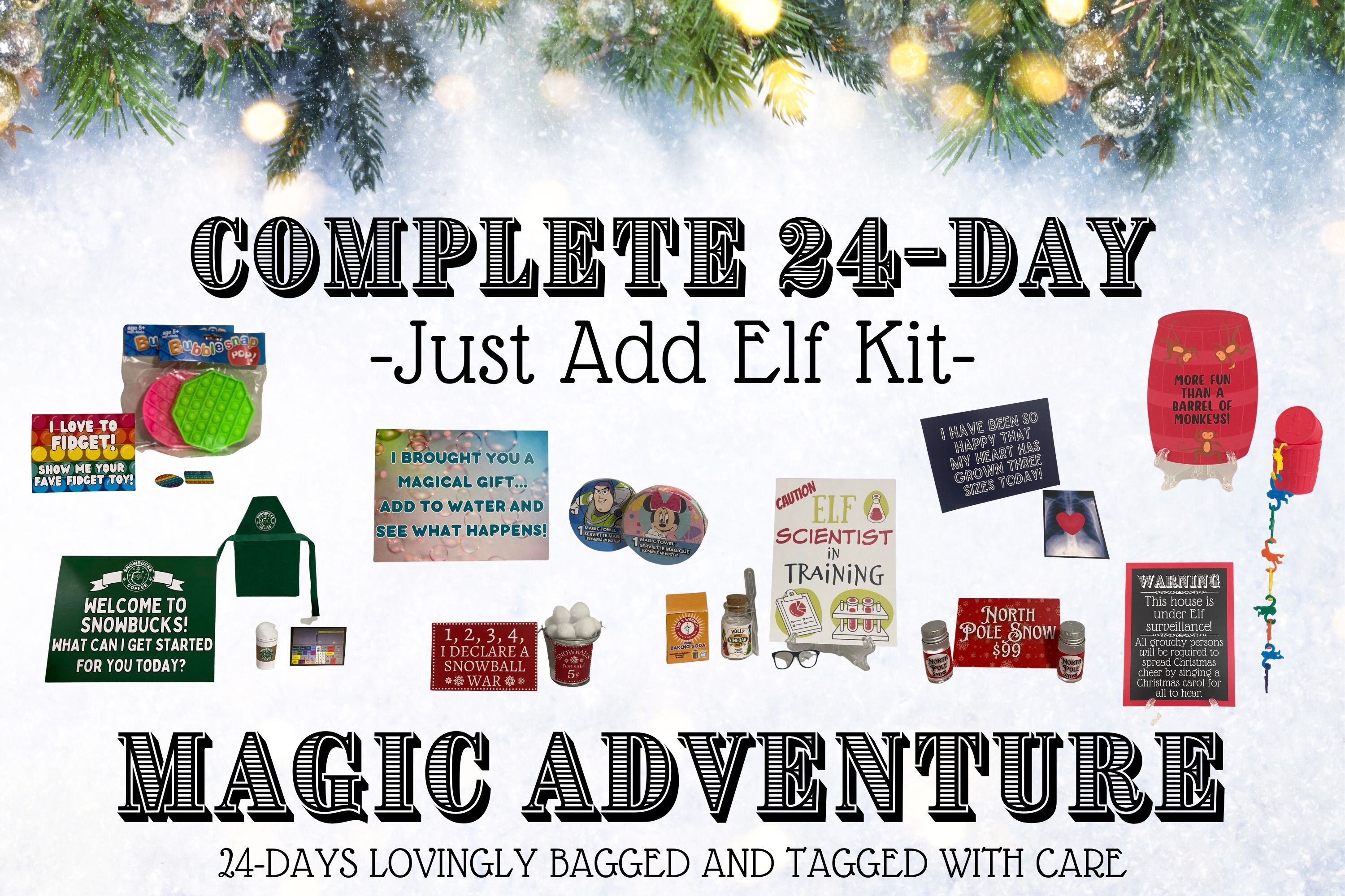 Elf Kit 24 Day Complete Magic Adventure Kit - Etsy