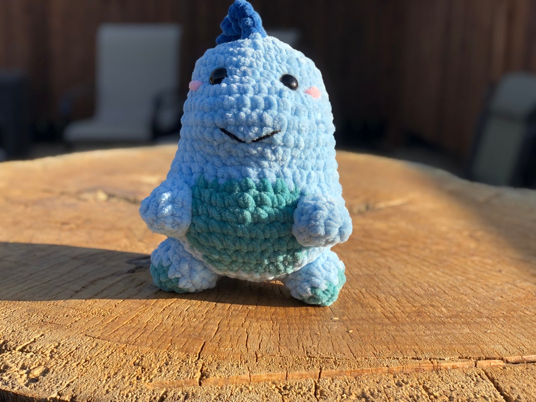 Crochet Amigurumi Stuffed Chubzilla - Etsy