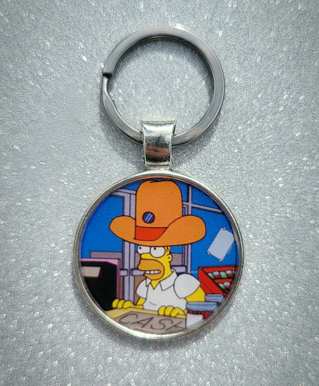 Homer Simpson Camera Hat Kwik-e-mart Keychain Pendant - Etsy