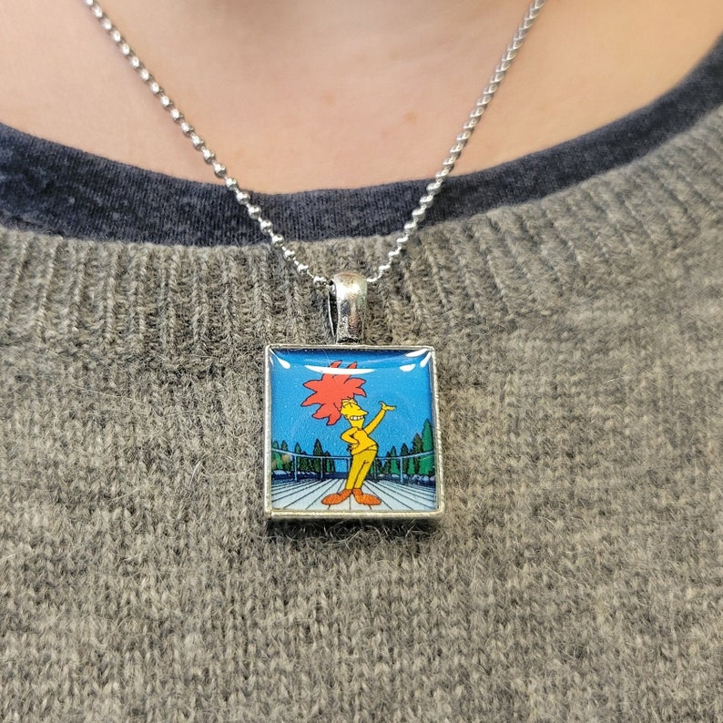 Sideshow Bob Cape Feare Pendant Necklace - Etsy
