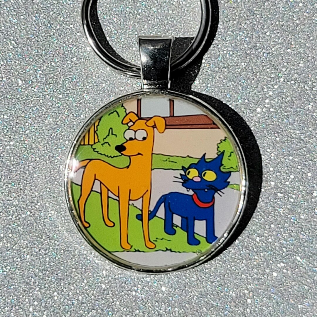 Which One of You is the Mailman Simpsons Pendant Keychain - Etsy