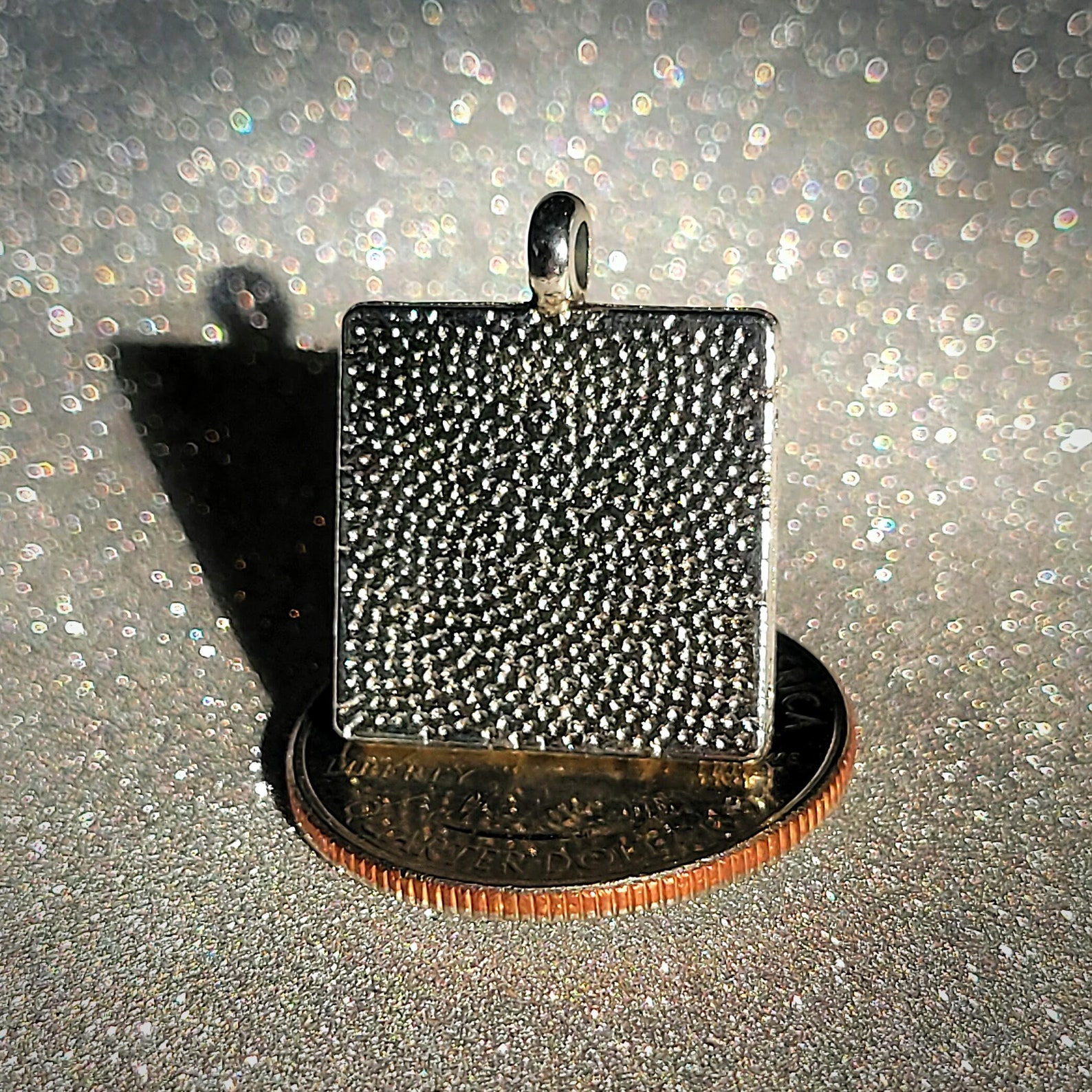 Lisa Simpson "floreda" Sparkly Pendant Necklace - Etsy
