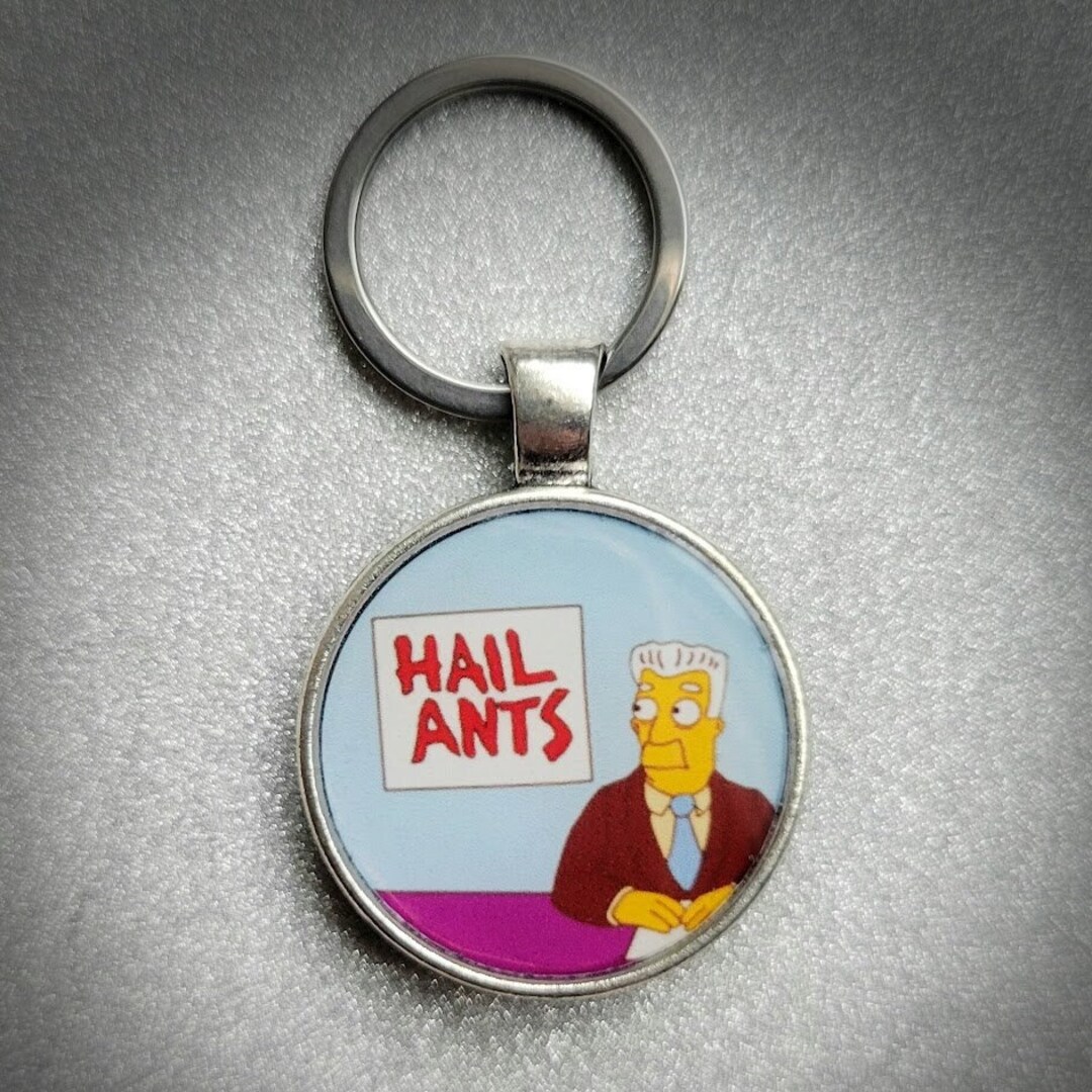 Kent Brockman Hail Ants Simpsons Keychain Pendant - Etsy