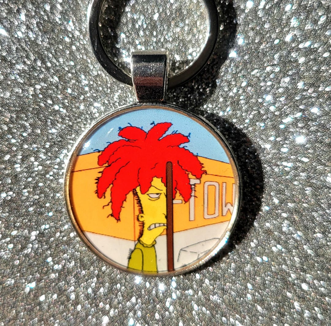 Sideshow Bob Rake to the Face Cape Feare Pendant Keychain - Etsy