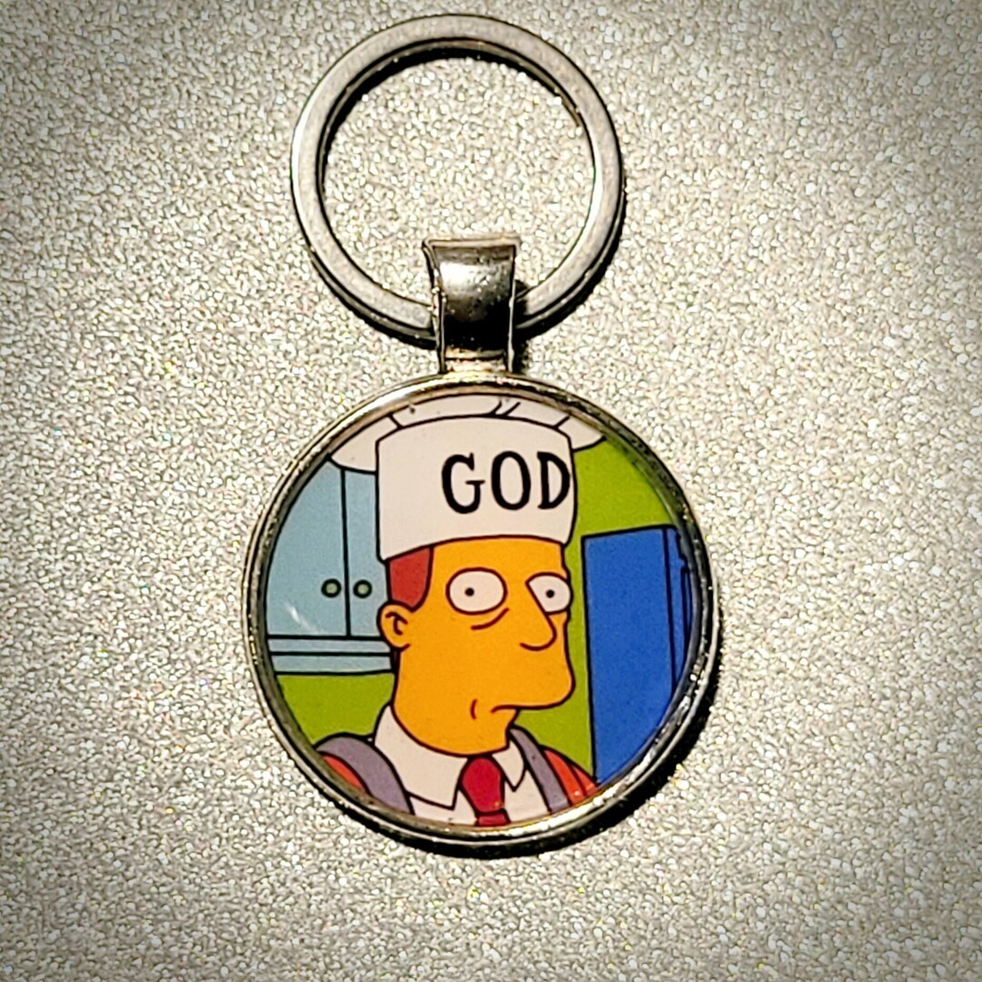 Troy Mcclure Someone's in the Kitchen With DNA Pendant Keychain - Etsy