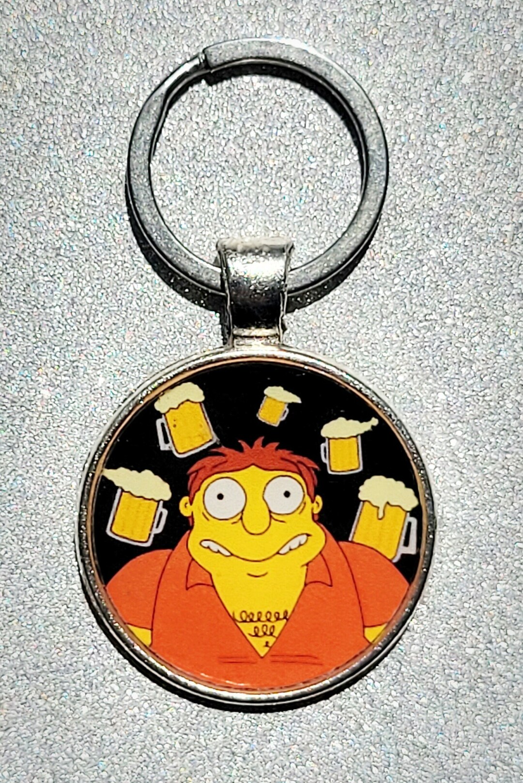 Barney Gumble Duffman Not Tonight Duff Beer Simpsons Pendant Keychain ...