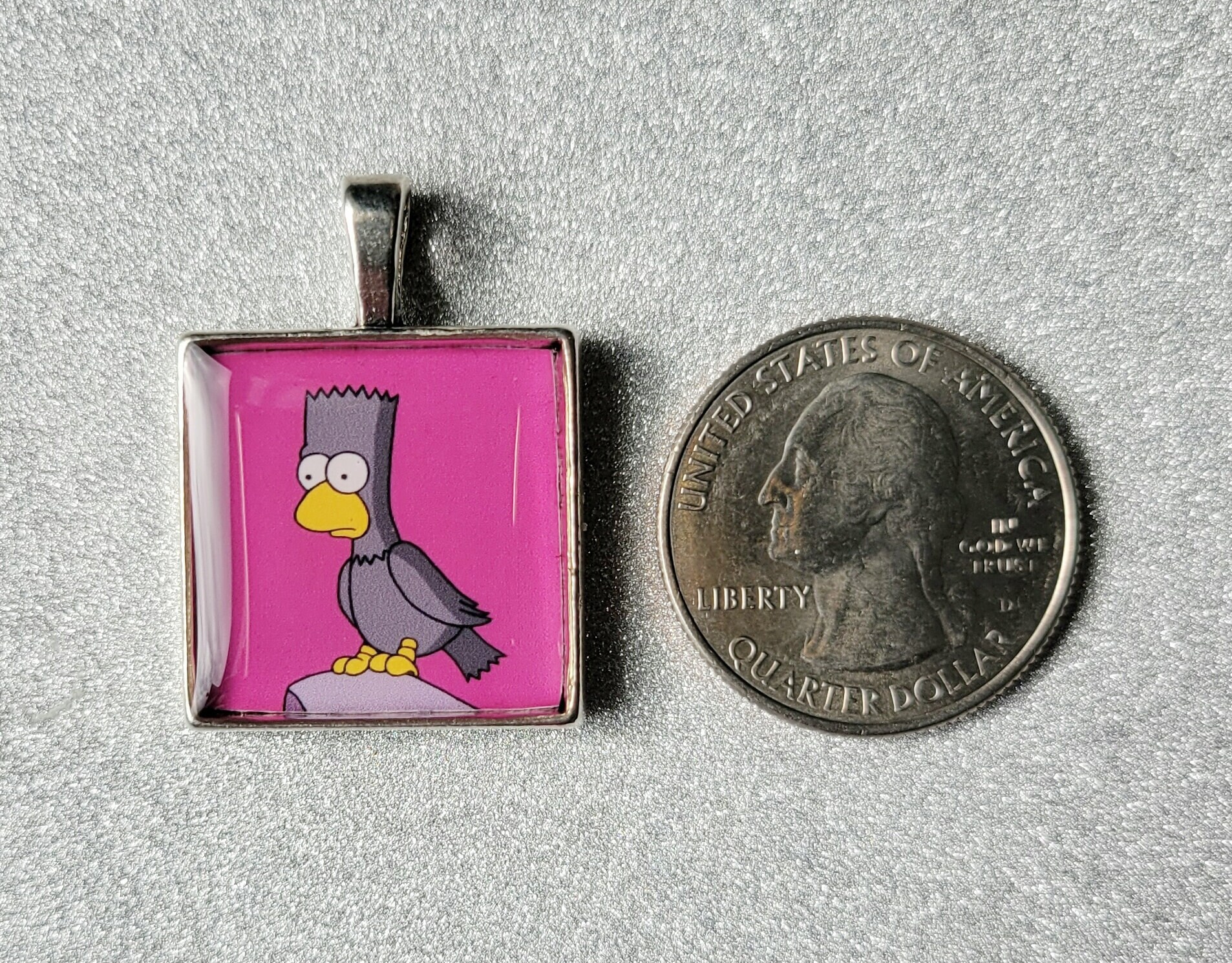 Bart the Raven Treehouse of Horror Pendant Necklace - Etsy