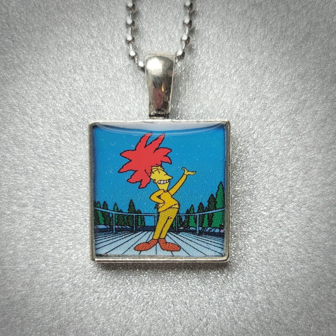 Sideshow Bob Cape Feare Pendant Necklace - Etsy
