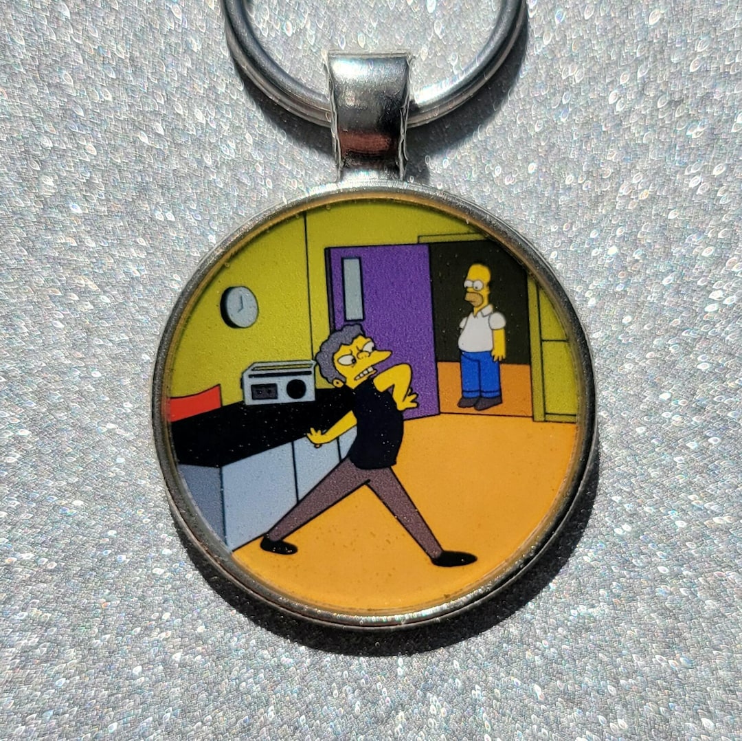 Funk Dancing for Self Defense Moe Homer Simpson Keychain Pendant - Etsy