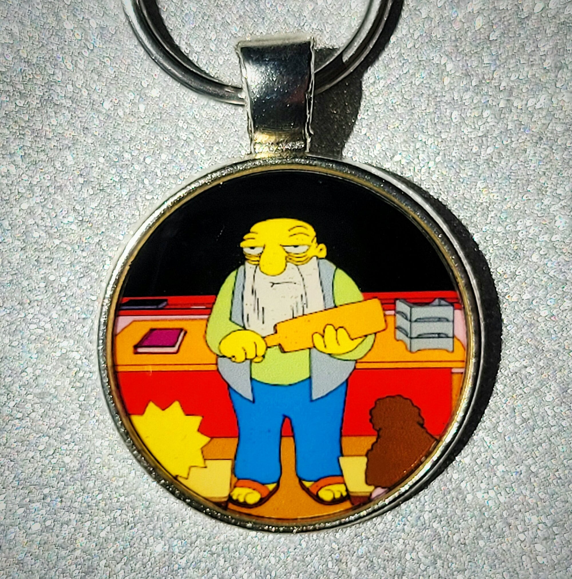 That's a Paddlin' Jasper Simpsons Keychain Pendant - Etsy