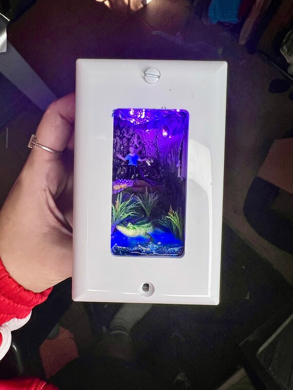 Swamp Picnic Mini Book Nook Diorama With Led Lights - Etsy