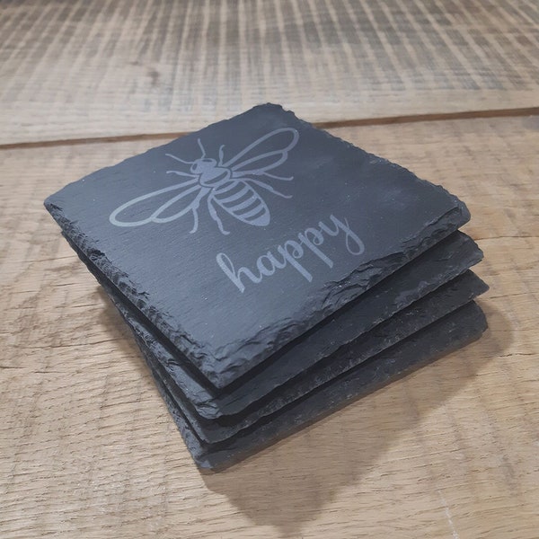 Bee Coasters - Etsy