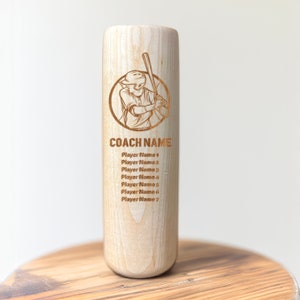 Personalized Engraved Baseball Bat Beer Mug, Custom Baseball Bat Mug ...