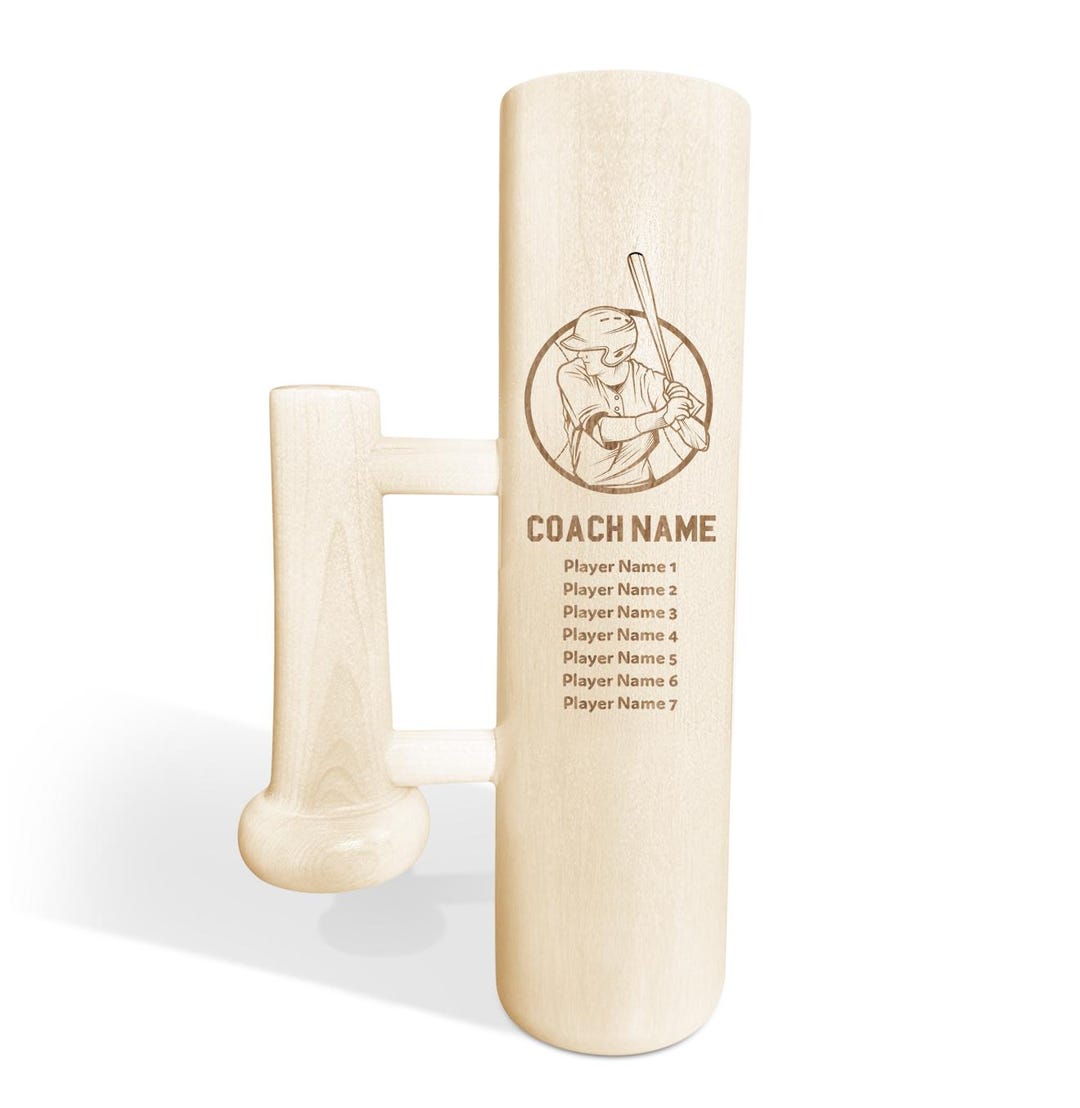 Personalized Engraved Baseball Bat Beer Mug, Custom Baseball Bat Mug ...