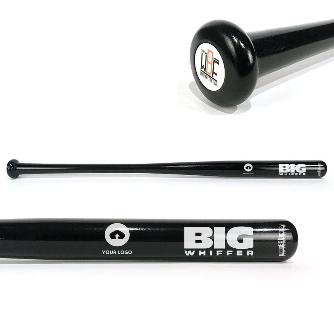 Personalized Whiffer Baseball Bat for Kids, Custom Logo Solid Wood ...