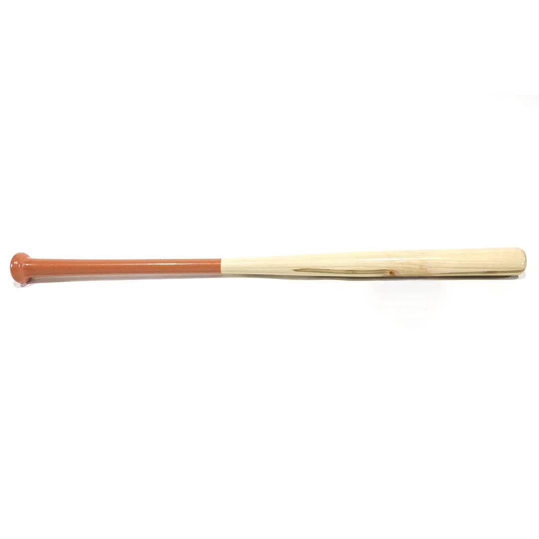 Natural Wood With Coral Orange Handle Whiffer Bat for Kid, Whiffer Bat ...