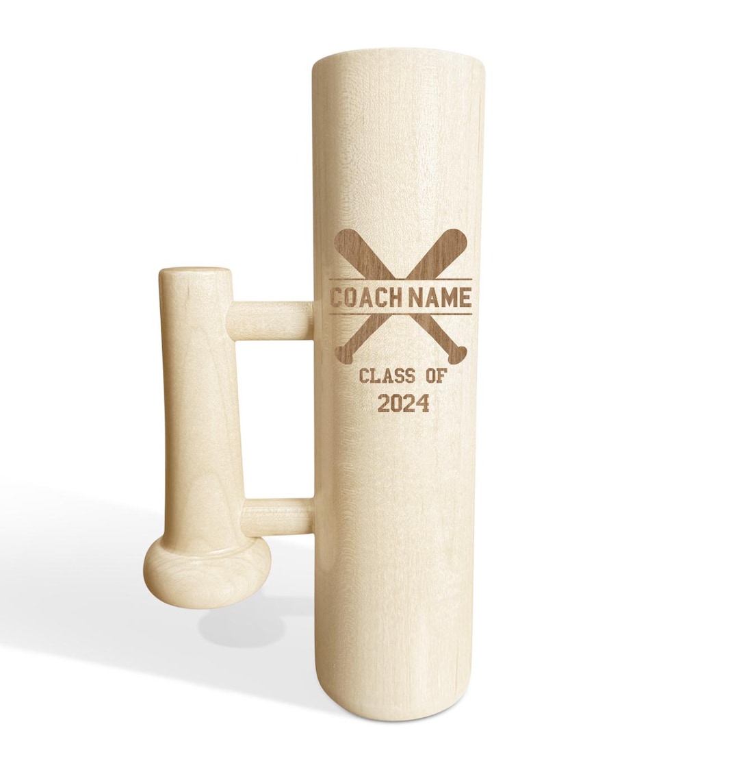 Personalized Baseball Bat Mug With Handle, Custom Baseball Tumbler for ...