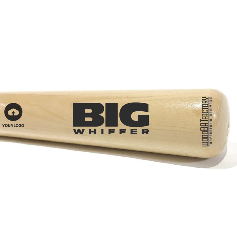 Custom Logo Solid Wood Whiffer Baseball Bat for Kids, Baseball Player ...
