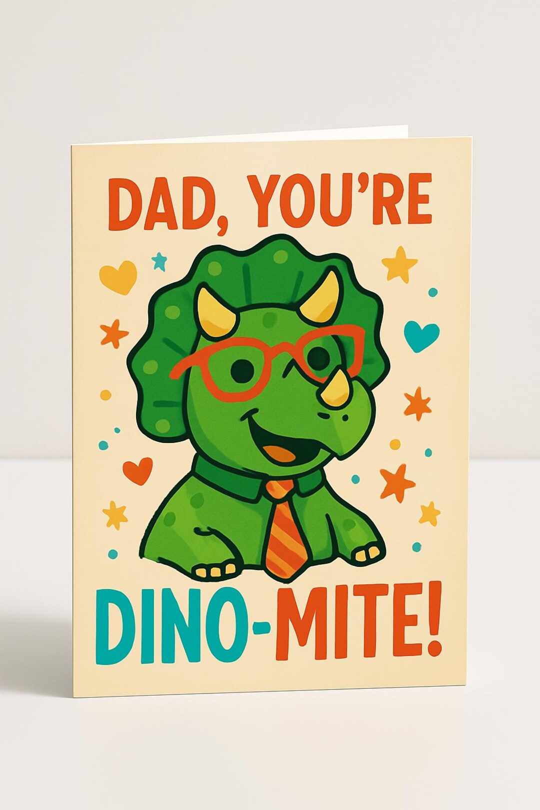 Funny Dinosaur Father’s Day Card | Prehistoric Dad Greeting Card | Dino ...