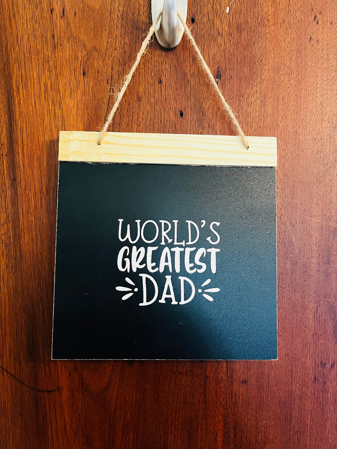 Worlds Greatest Dad Sign - Etsy