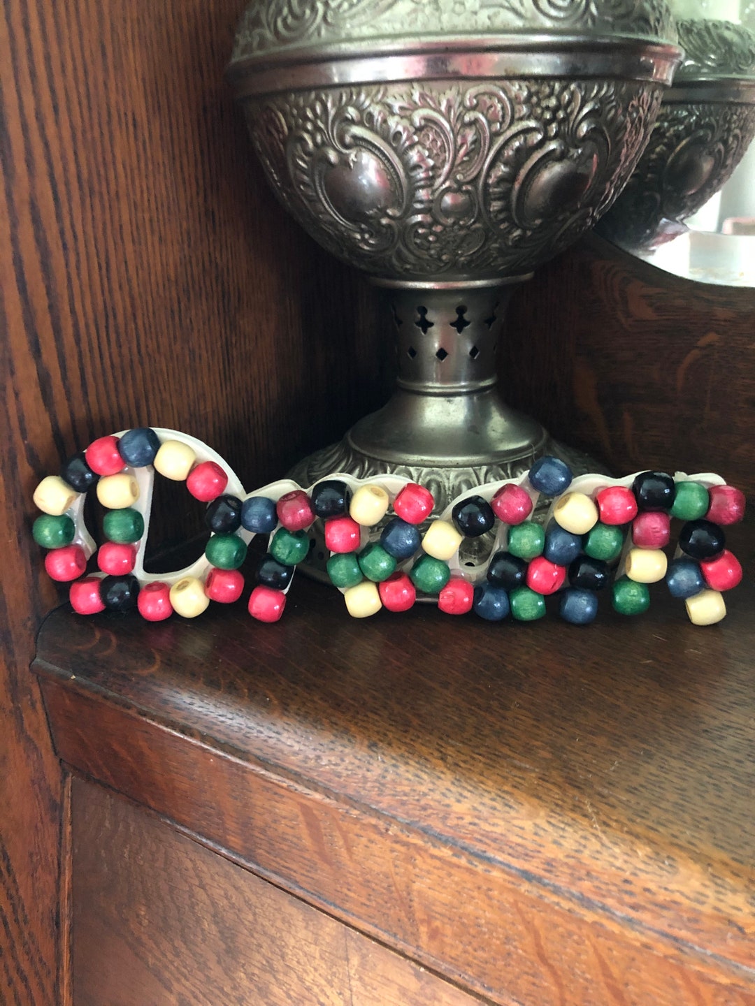 Wood Bead Dream Sign - Etsy