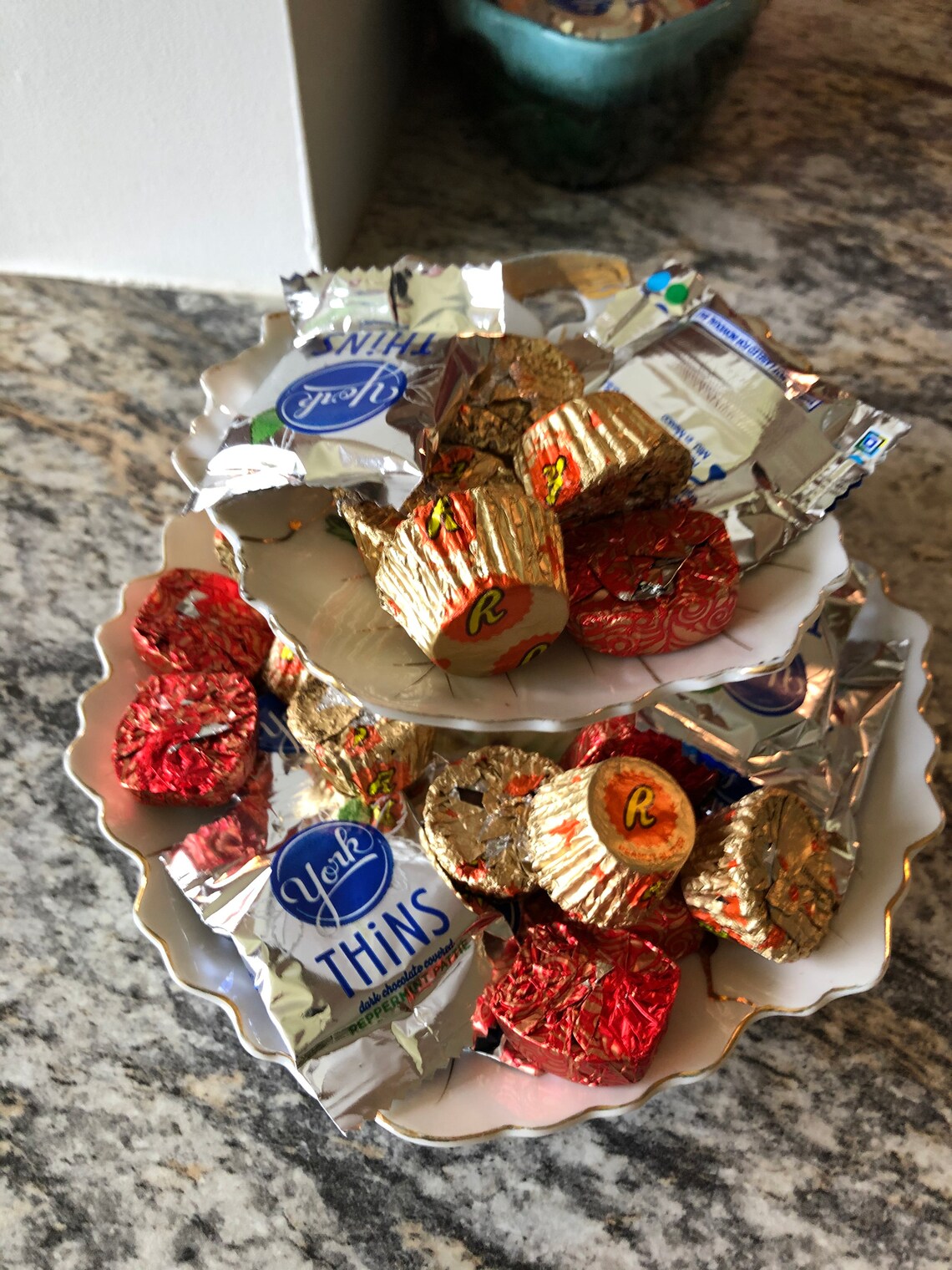 Vintage Candy Dish / Tiered Tray - Etsy UK