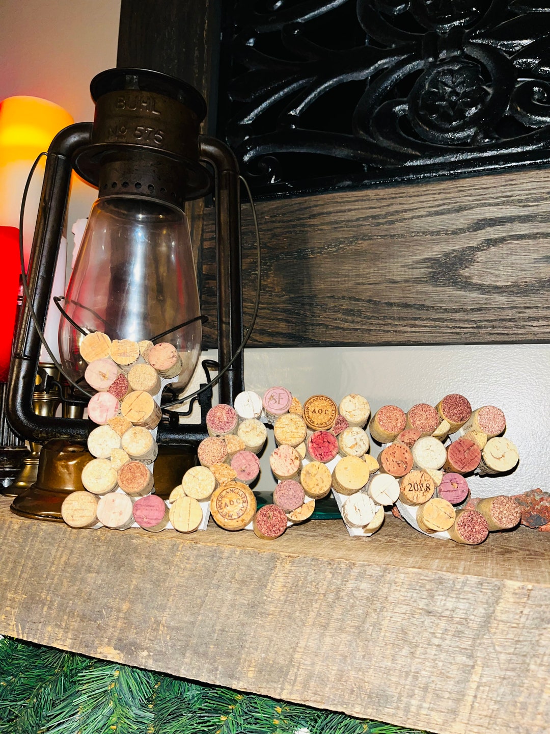 Cork Love Sign - Etsy