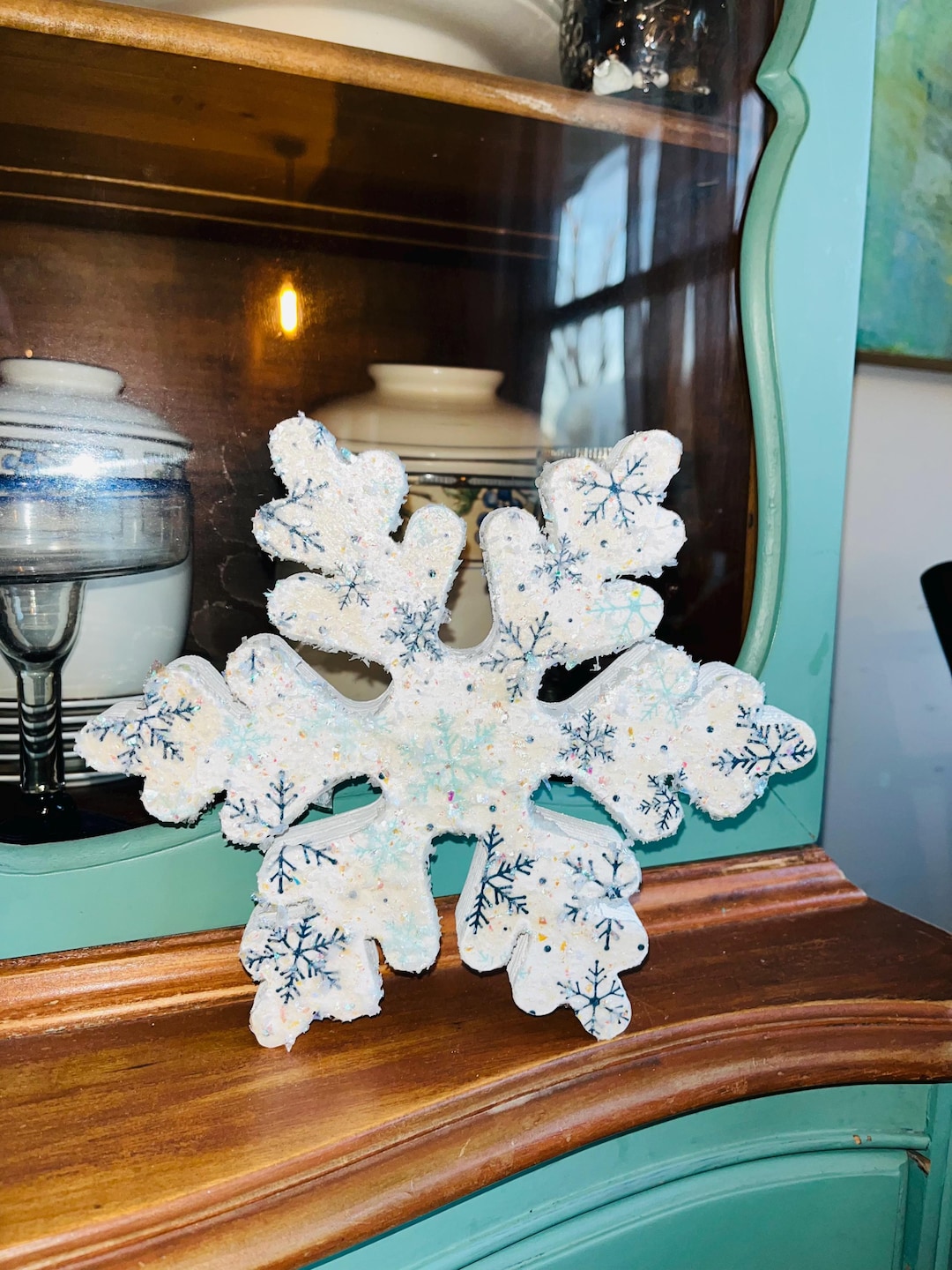 Wood Chunky Snowflake - Etsy