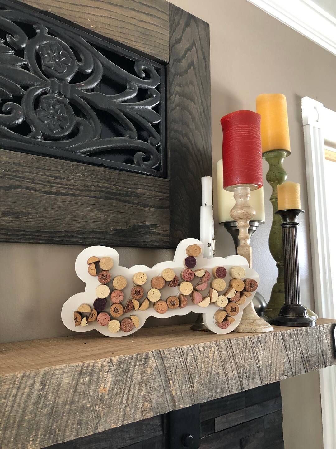 Cork Lucky Sign - Etsy