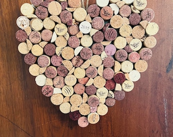 Corky Love Wine Cork Heart Decorative Art Home Decor Office Decor ...