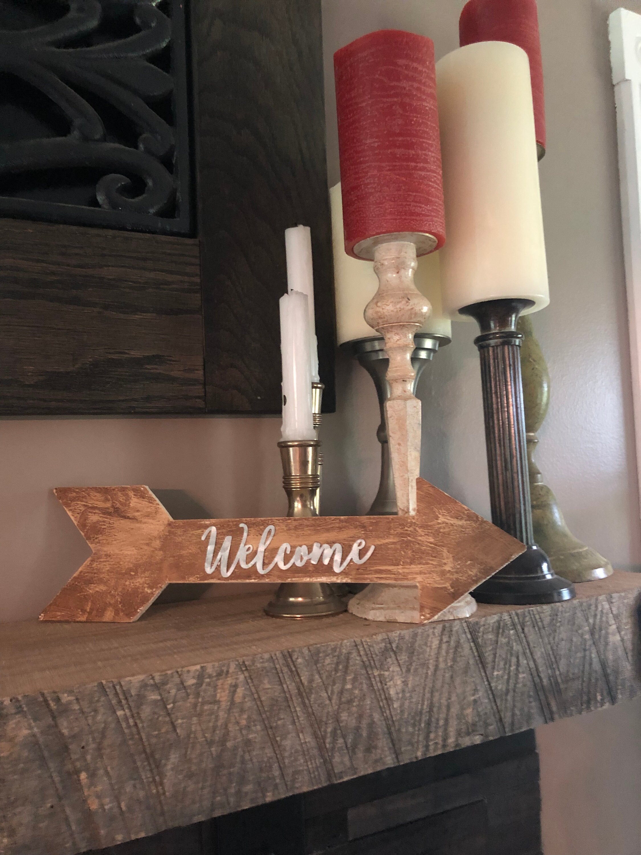 Welcome Arrow Sign - Etsy